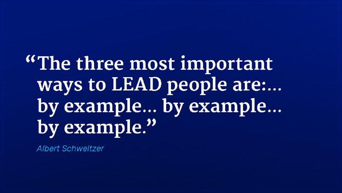 Lead By Example The Forum Newsgroup